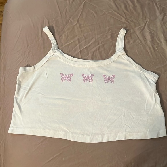 Truly Madly Deeply | Tops | Butterfly Tank | Poshmark